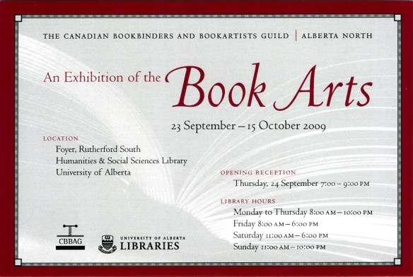 Gallery: ‘An Exhibition of the Book Arts’ | CBBAG Alberta North Chapter
